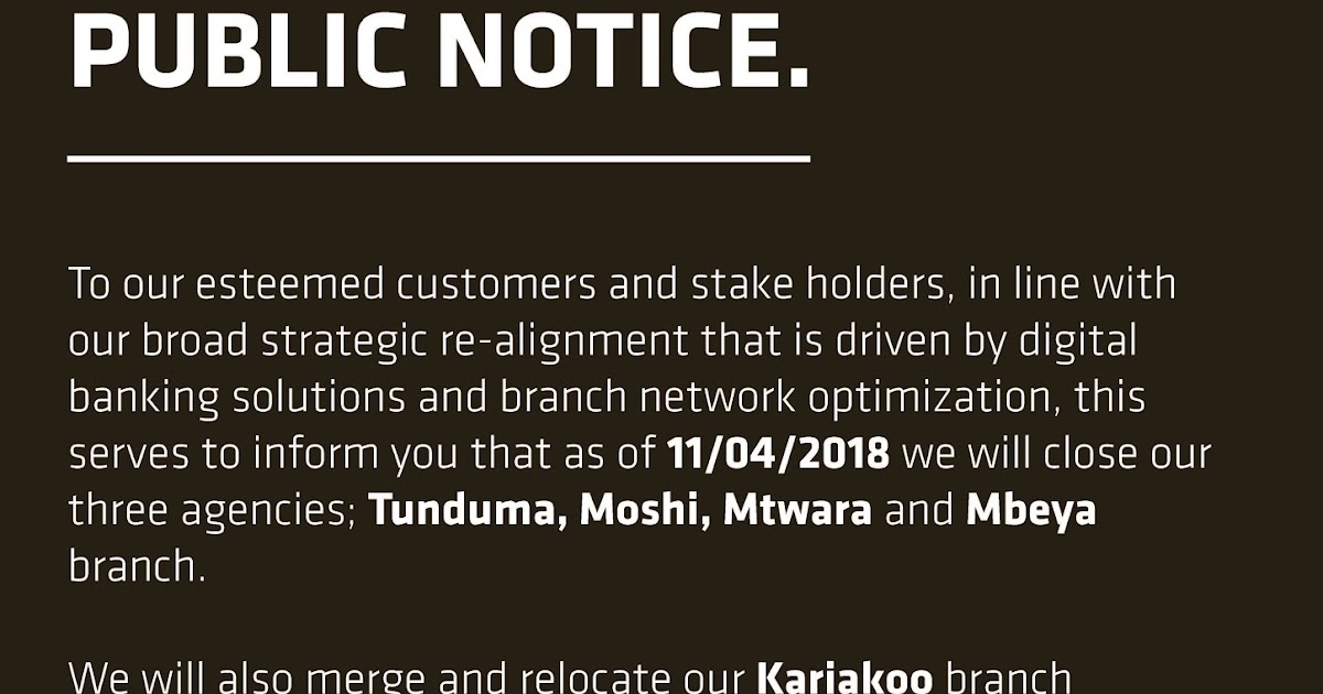 Kitomari Banking & Finance Blog: CBA BANK BRANCH CLOSURE NOTICE