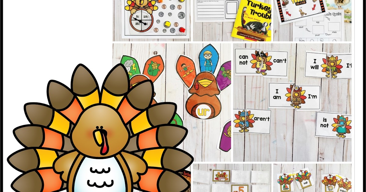 Turkey Unit of Study for Kindergarten and 1st Grade | Busy Hands and Minds