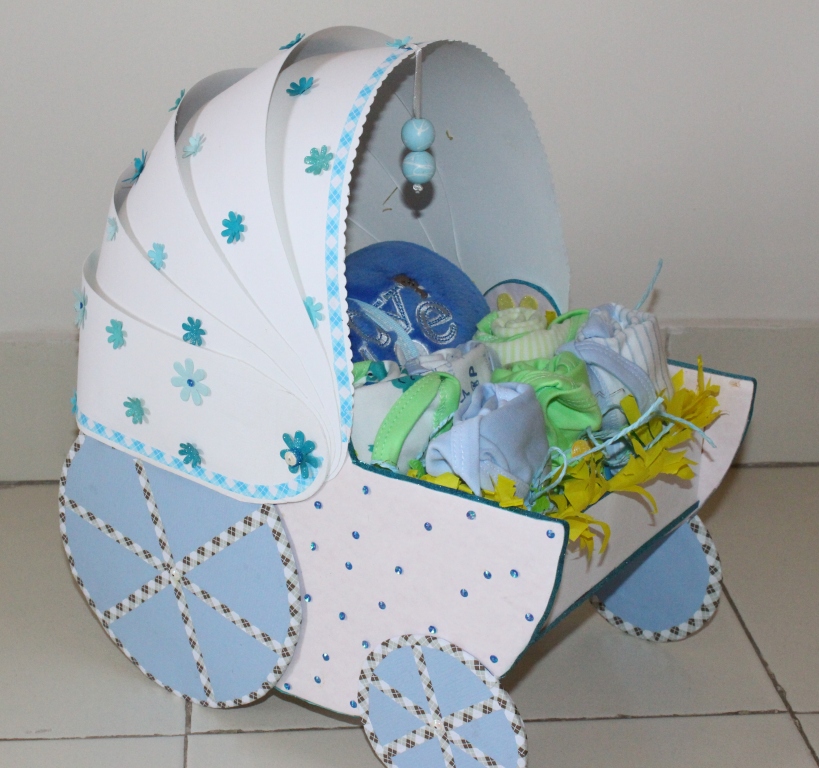 VREnchanted Color, Craft & more....: Baby Stroller Gift Box