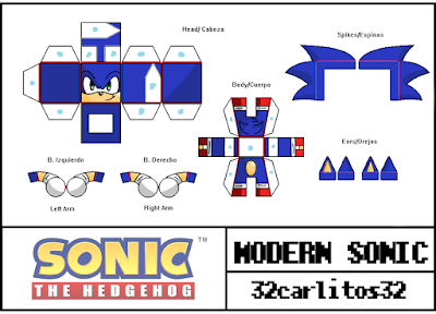 Classic Tails (papercraft #15/ Sonic the hedgehog)