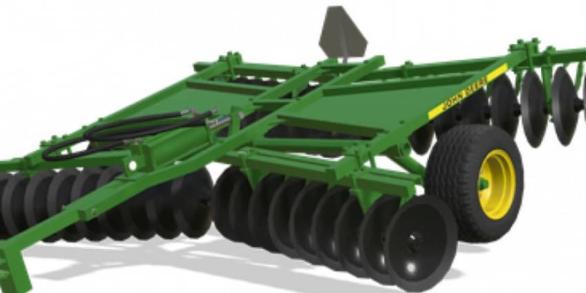 FS19 Old JD Disk Harrow - FS 19 & 22 USA Mods Collection