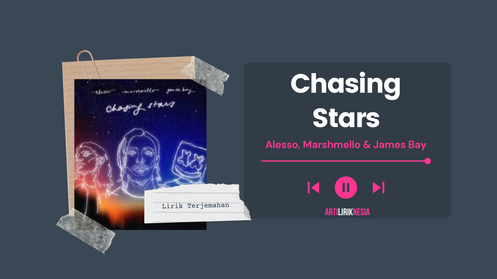 Lirik Chasing Stars - Alesso, Marshmello & James Bay (Terjemahan dan ...