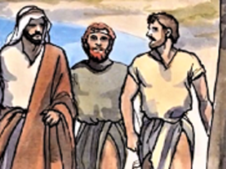 Andrew and Peter Followed Jesus