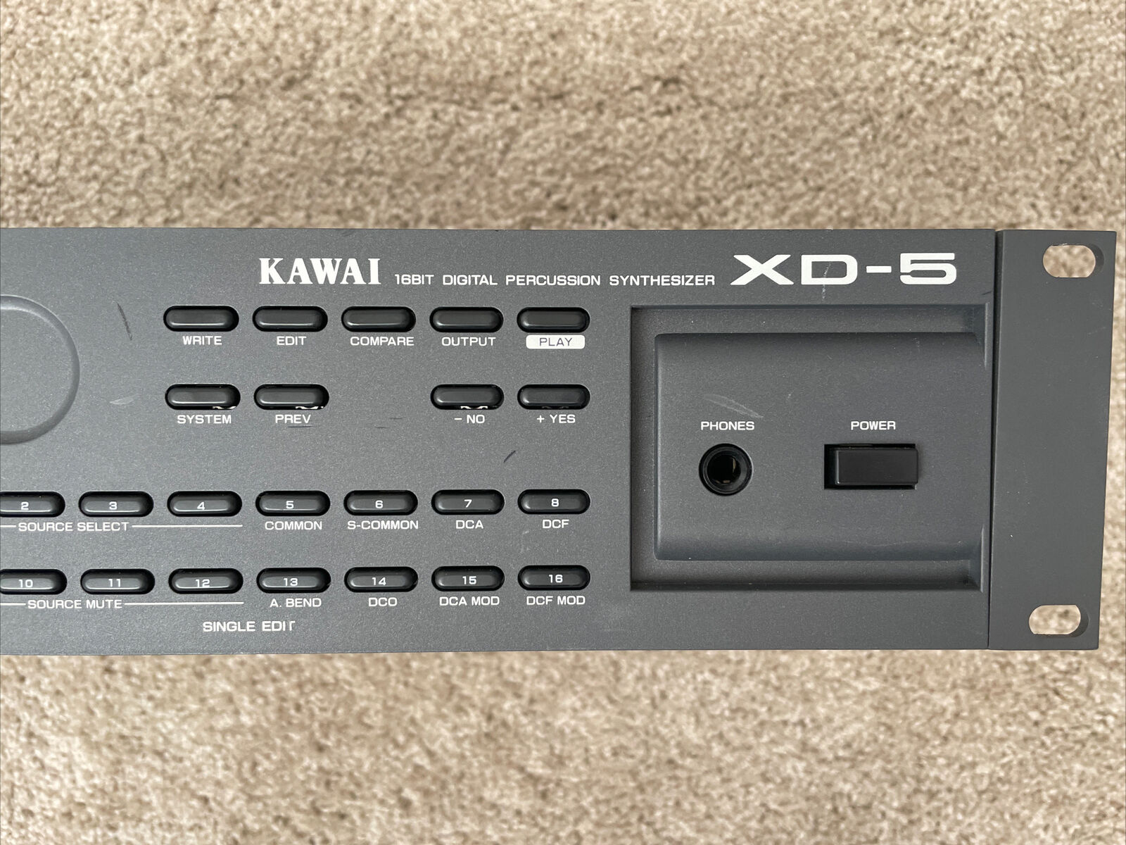 MATRIXSYNTH: Kawai XD-5 Drum Synthesizer SN 365056 w/ Manuals