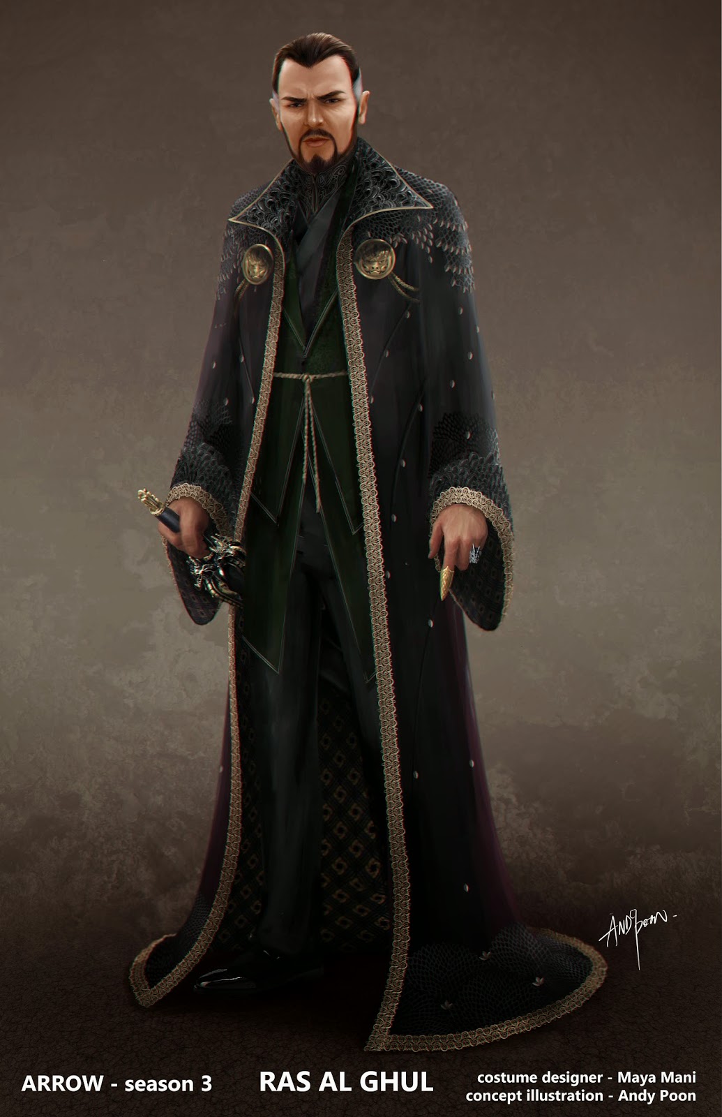 The Art of Andy Poon: The Demon - Ra's Al Ghul