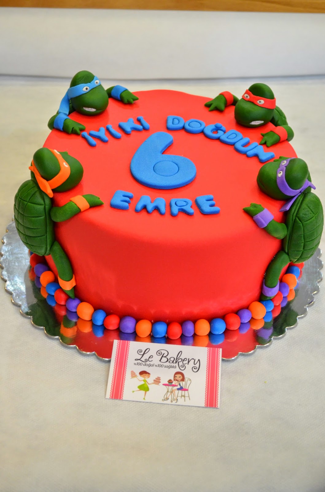 Le Bakery Butik Pasta: Ninja Turtles Pastalar