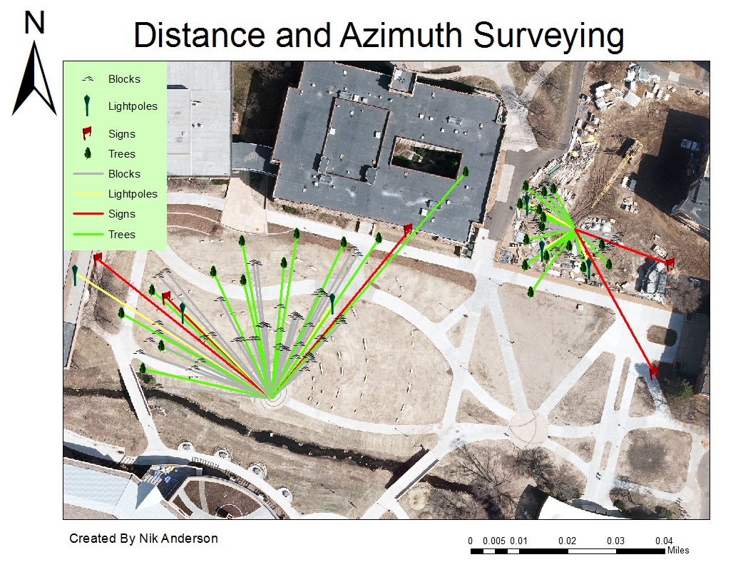 Geospatial Field Methods: Distance/Azimuth Survey Methods