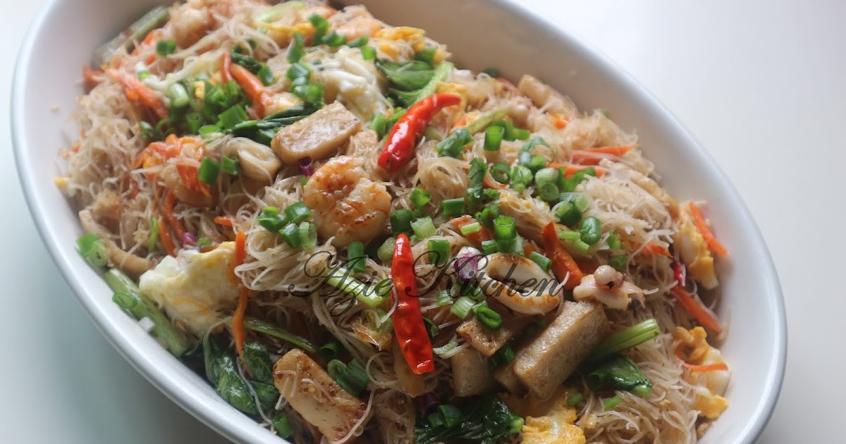 Mee Hoon Goreng Putih Yang Mudah Dan Sedap - Azie Kitchen