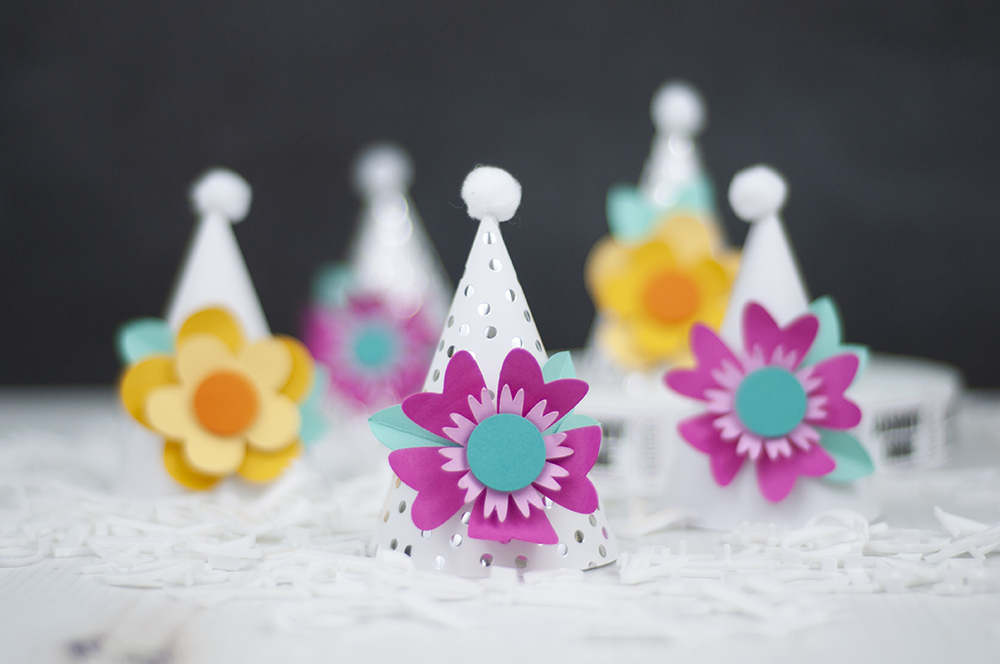 DIY: Spring Party Hats with Paper Flowers | Jen Gallacher