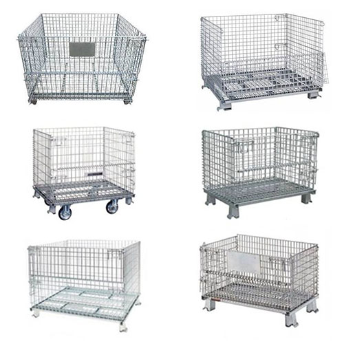 MATERIAL HANDLING: Jual Pallet mesh keranjang besi lipat promo cuci ...