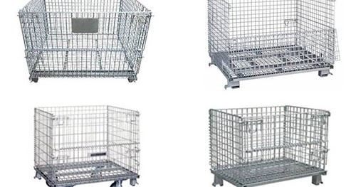 MATERIAL HANDLING: Jual Pallet mesh keranjang besi lipat promo cuci ...