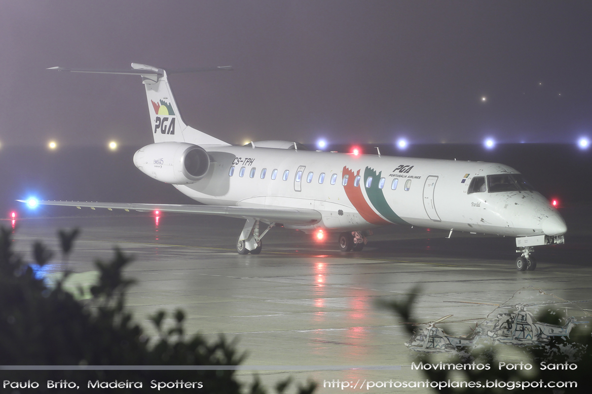 Movimentos Porto Santo: Embraer 145 . e Ryanair