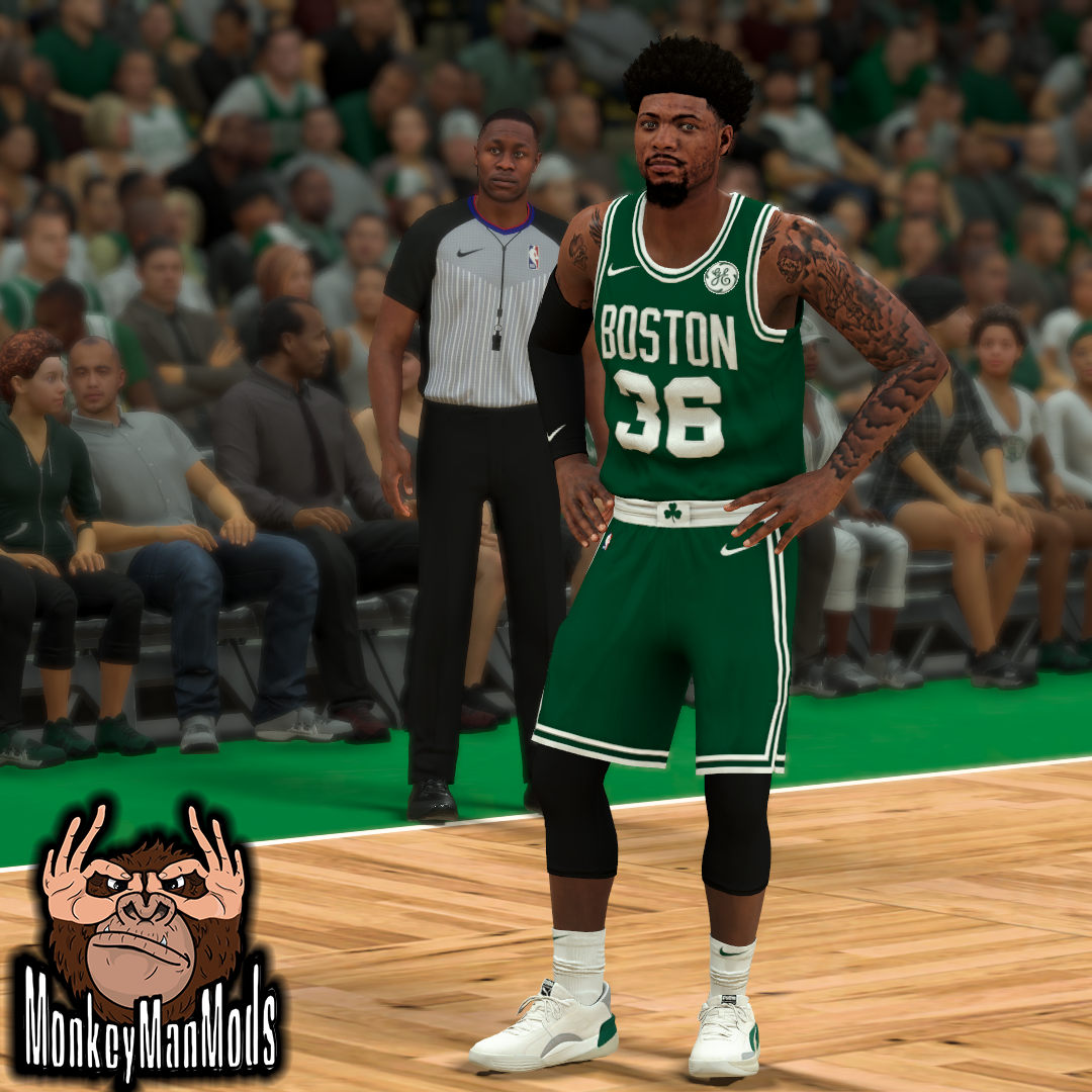 NBA 2K20 Marcus Smart Cyberface by MonkeyManJSV - Shuajota: NBA 2K24 ...