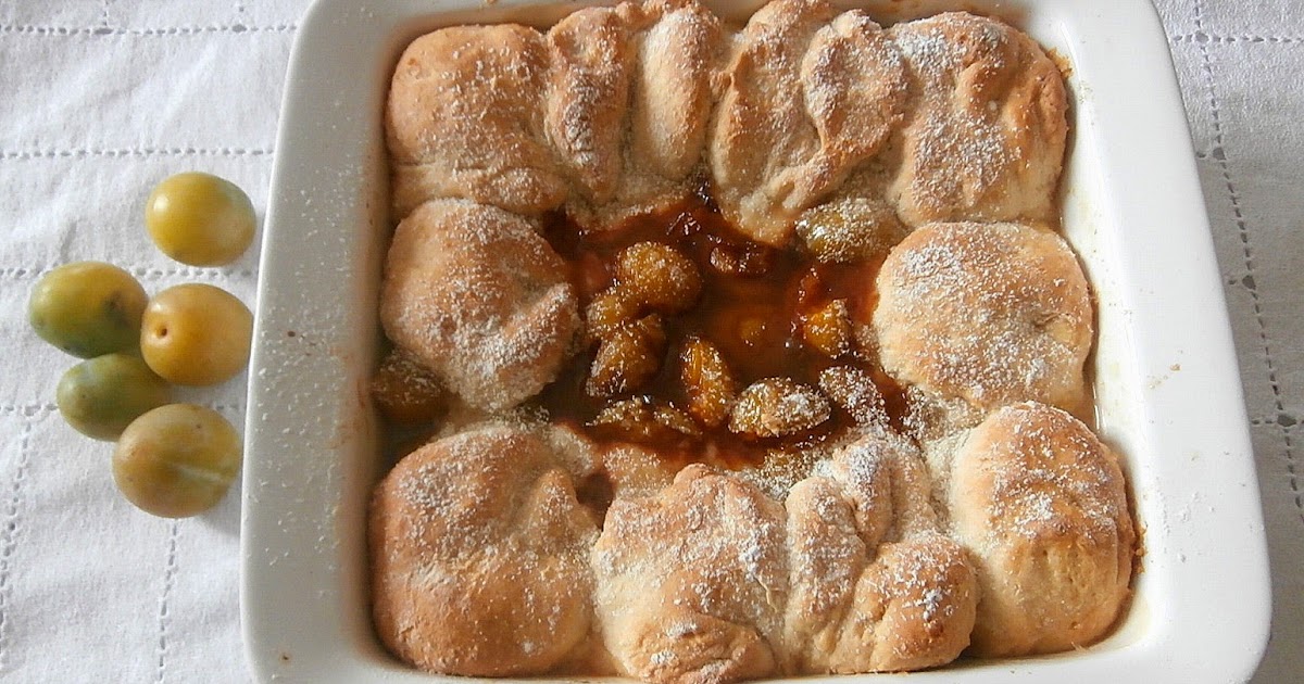 My Culinary Curriculum: Cobbler aux prunes et coco (Plum Cobbler coco)