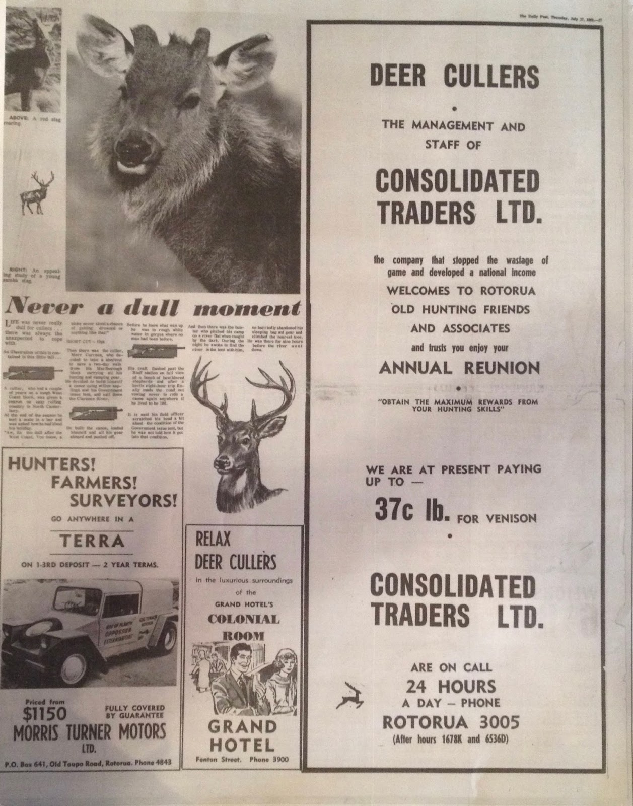 Frank Erceg Project: Part Two: NZ Deer Culler Reunion Paeroa 2017