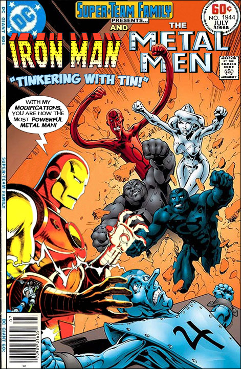 Metal Men Iron Dc Comics