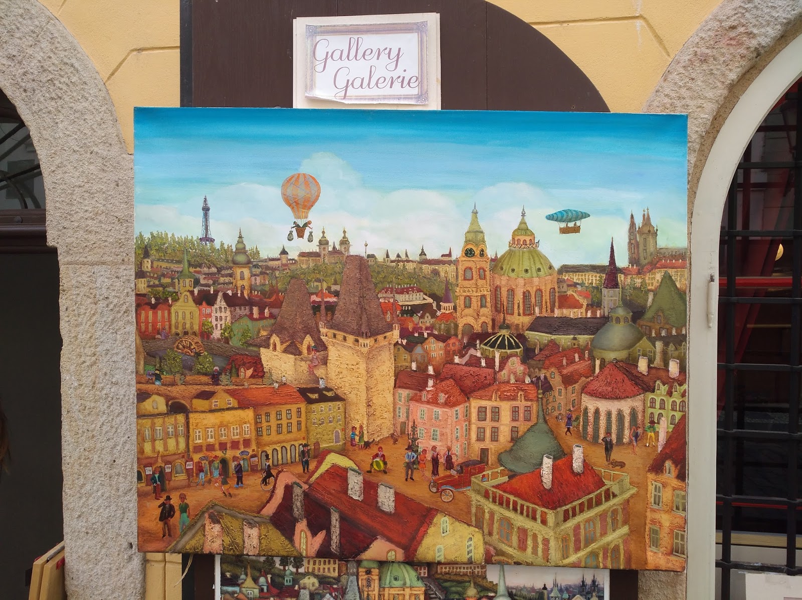 Jiří Šťastný - Obrazy Prahy, paintings of Prague