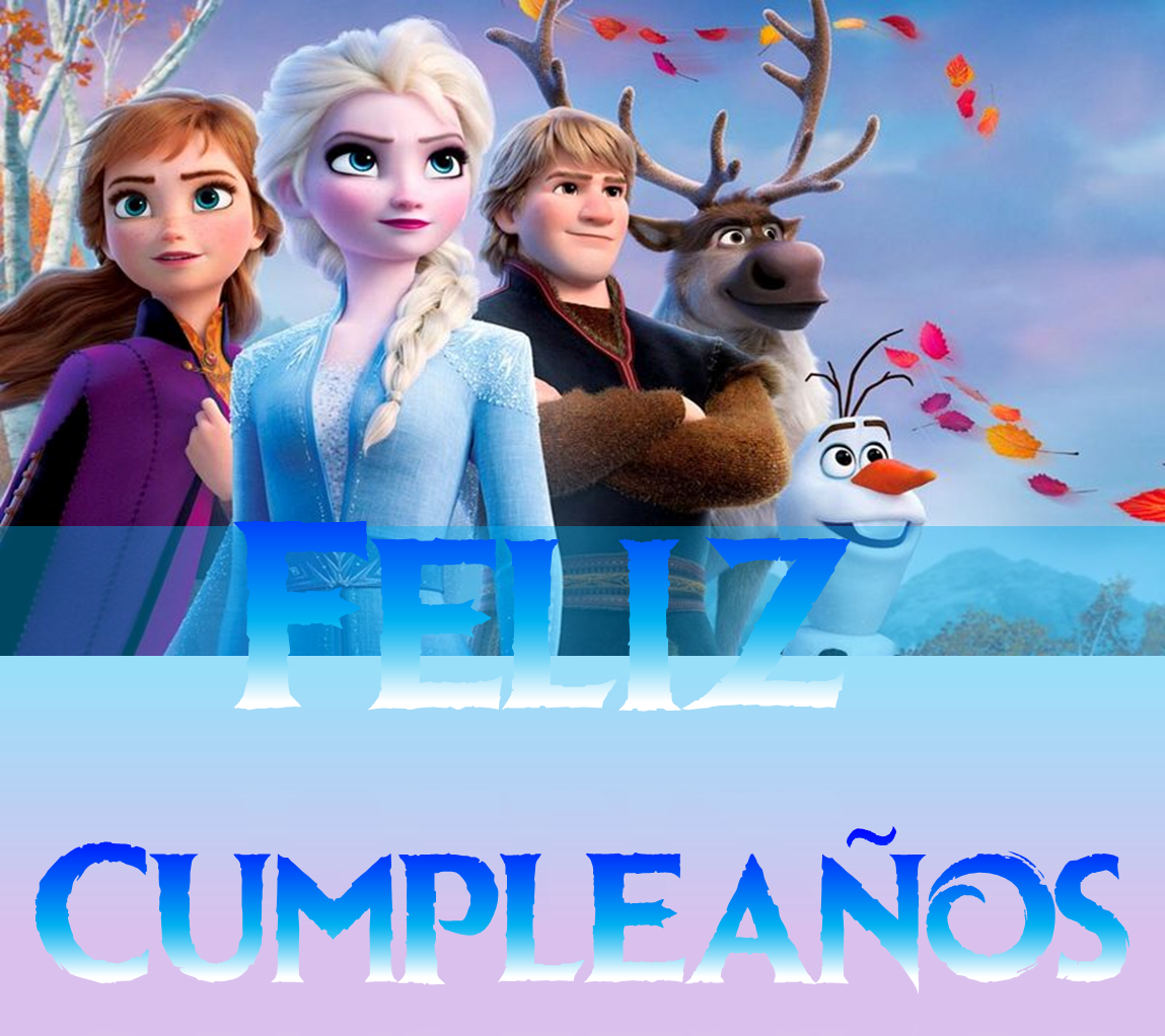 Kits imprimibles gratis : Imágenes de feliz cumpleaños Frozen