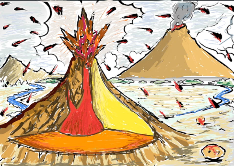 Geography teacher sharing: Quiver app showing AR