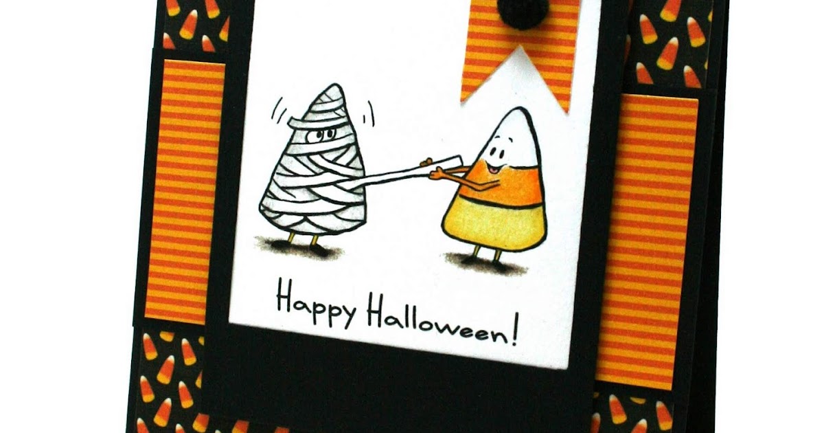 Happy Halloween Candy Corn card | Paperesse