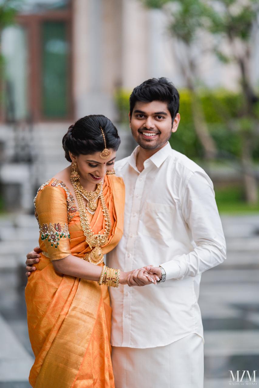 Atharvaa Murali's brother Akash weds Vijay's neice Sneha Britto