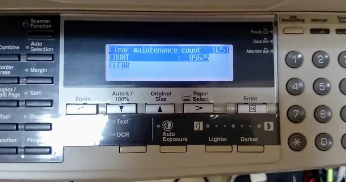 Olivetti d-copia 200mf reset the error code c6000 | CORONA TECHNICAL
