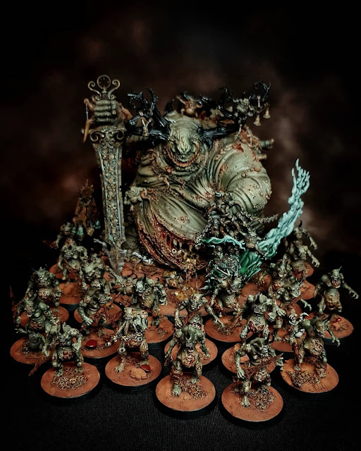 Maggotkin of Nurgle: 1st Plaguebearer unit complete