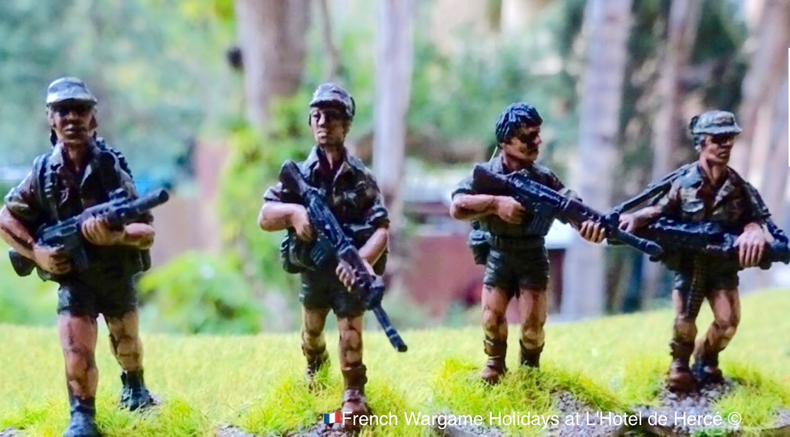 Kampfgruppe Willow: 28mm Rhodesian Light Infantry and Alouette III G car