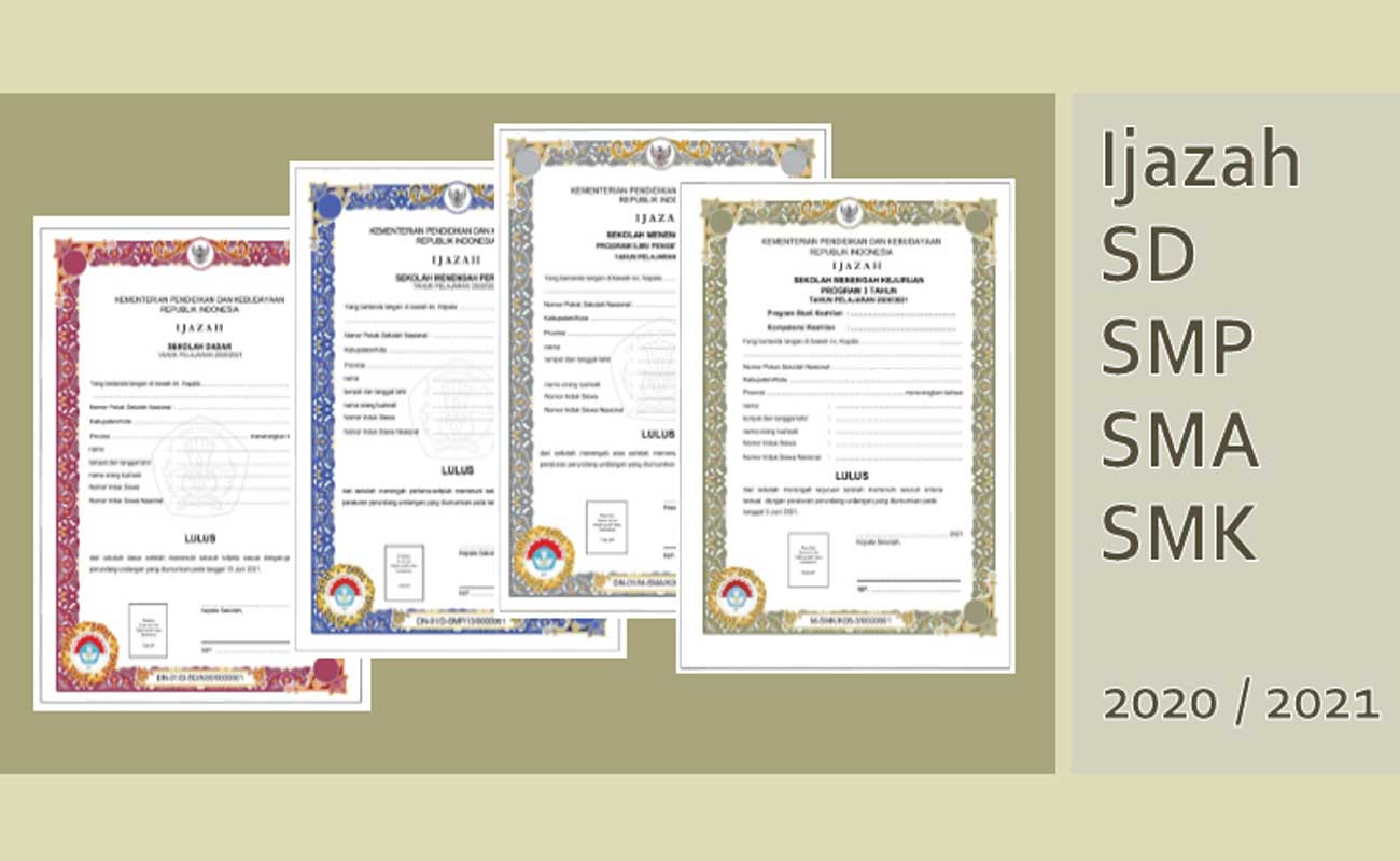 Juknis Penulisan Ijasah Untuk SD SMP SMA SMK 2020/2021