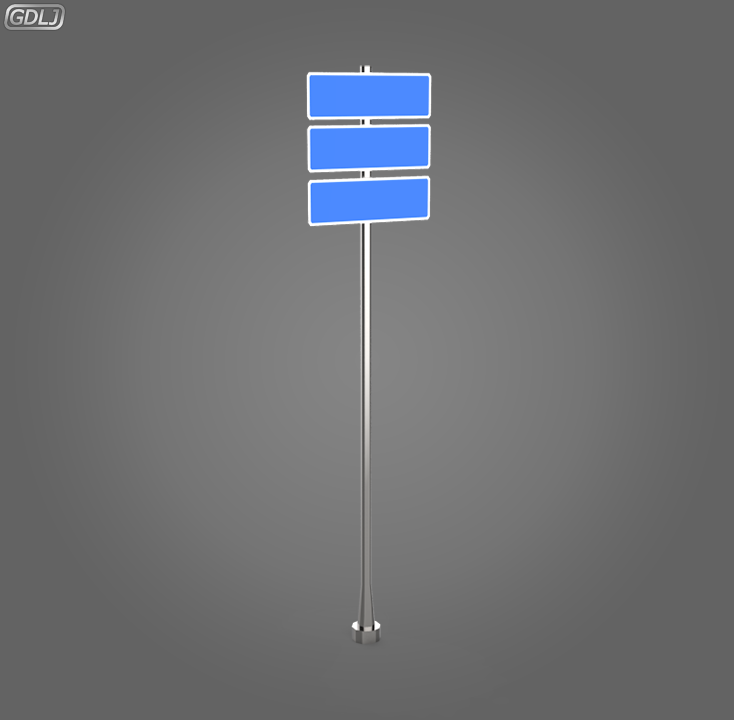 23 Street Signs | Low Poly | Layth Jawad