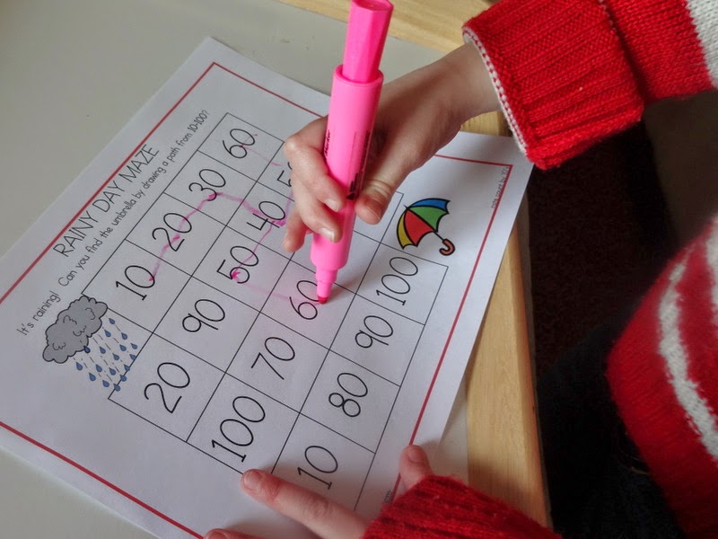 Mom's Tot School: April Showers / Rain Unit