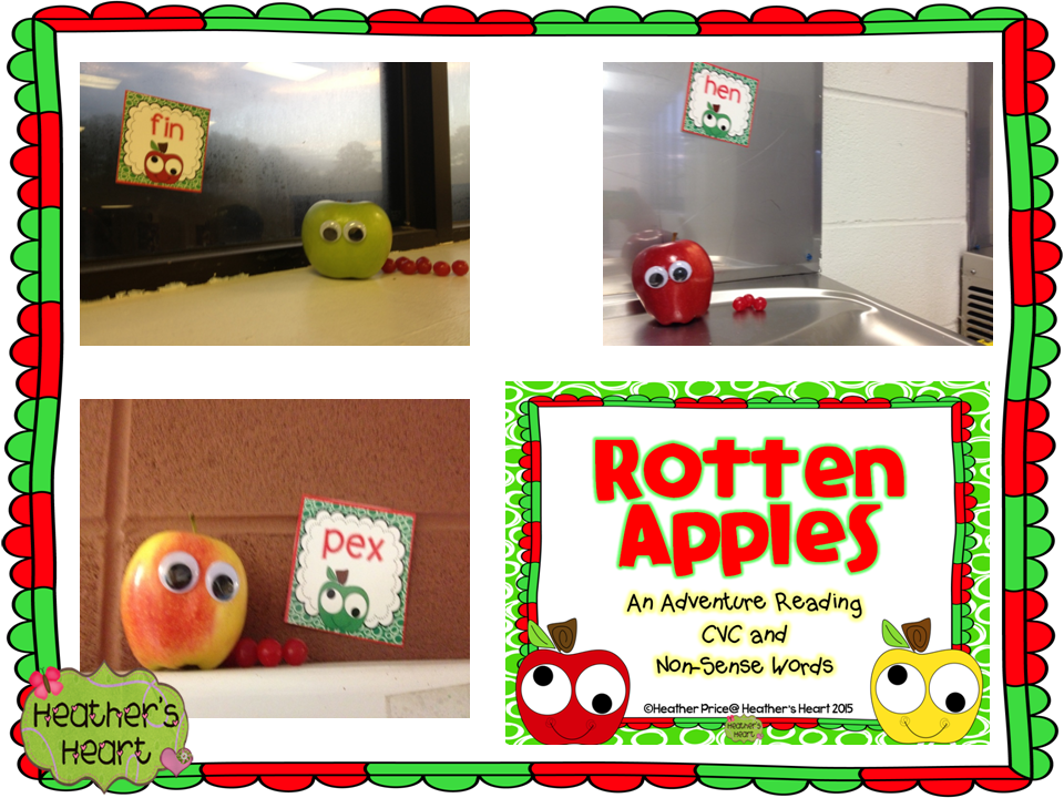 Heather's Heart: The Rotten Apple Hunt: A CVC Reading Adventure