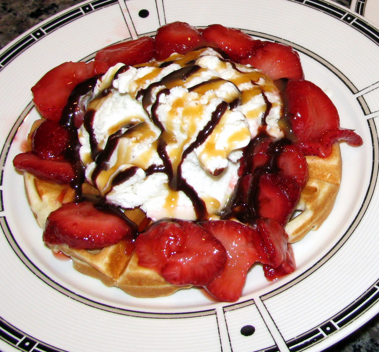 Cultivating Healthy Habits : Waffle Sundae