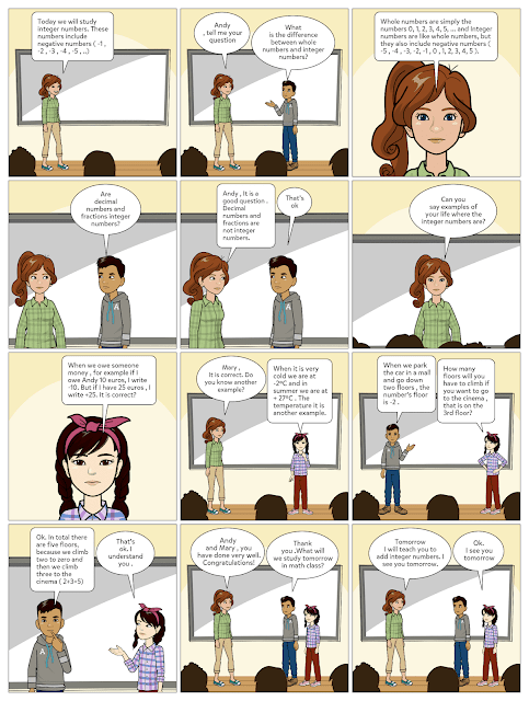 AULA DE TECNOLOGÍA: CREATING A COMIC - MATH COMIC