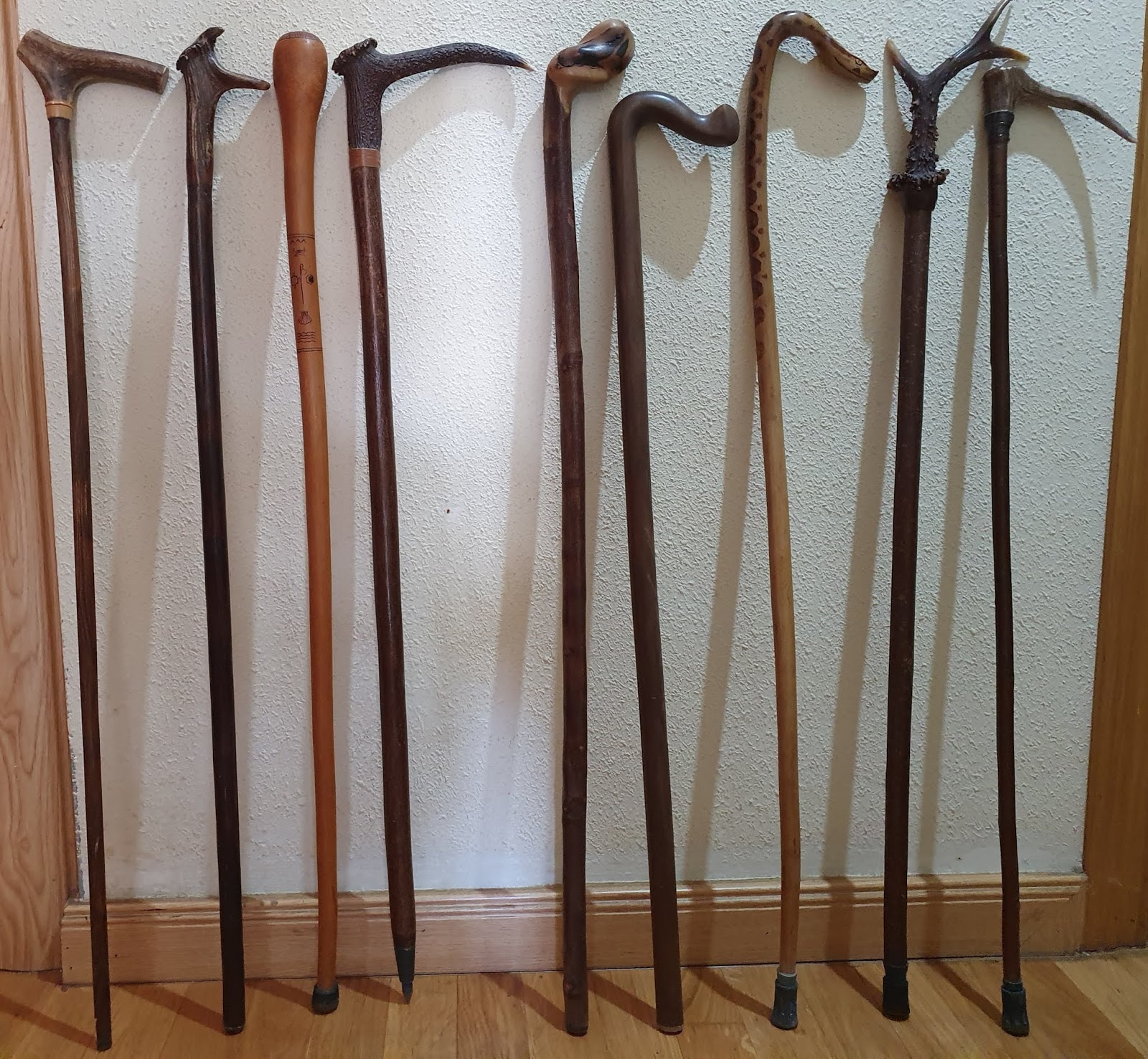 Bastones a lo largo del tiempo