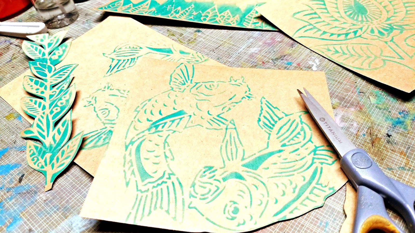 StencilGirl Talk: Art Journaling Layers with StencilGirl® Products