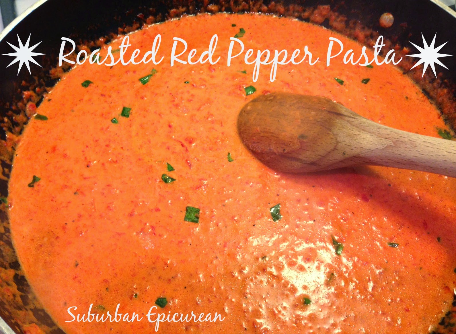 Suburban Epicurean: Roasted Red Pepper Pasta