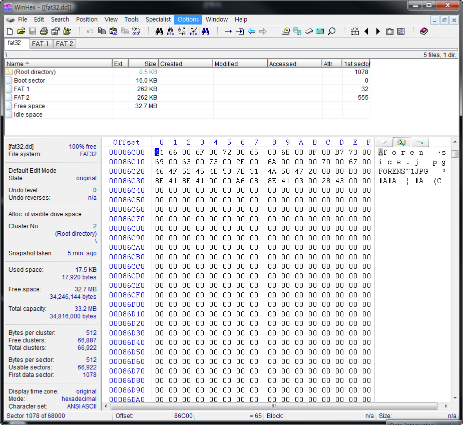 Archaeological Dig for Digital Forensics: File System Geography - FAT32