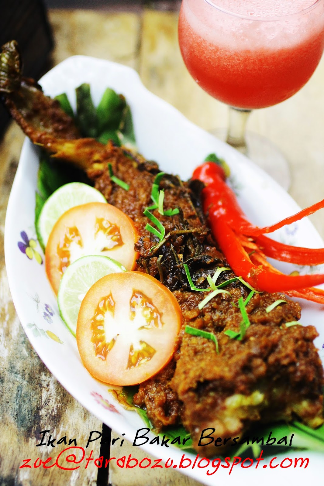 IKAN PARI BAKAR BERSAMBAL | AIR TANGAN ZUHAIDA