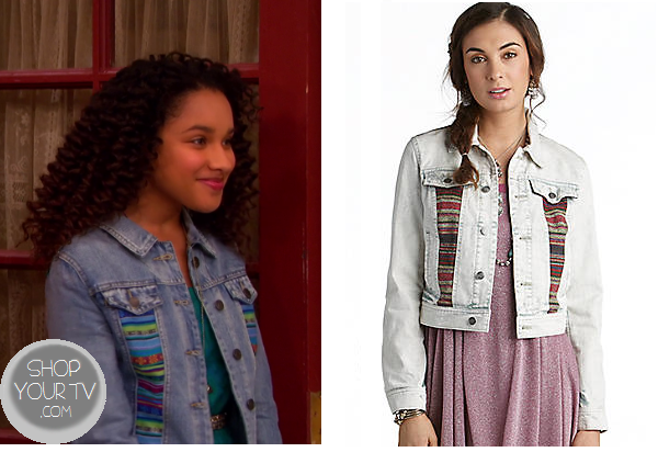 Good Luck Charlie: Season 4 Episode 3 Lauren's Aztec Denim Jacket ...