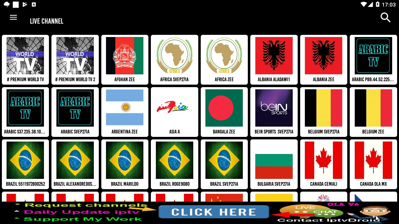 OLA TV V6 BEST FREE PREMIUM IPTV TO WATCH over 50000 CHANNELS - IPTV DROID