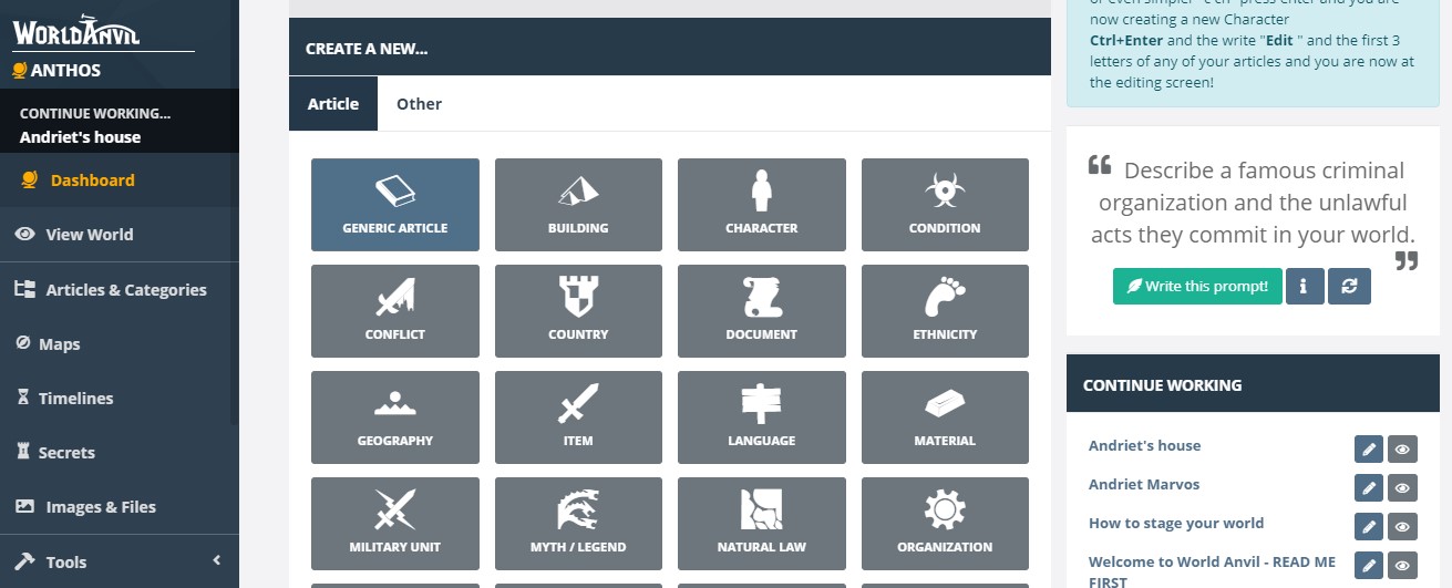 5 Amazing Websites for World Building