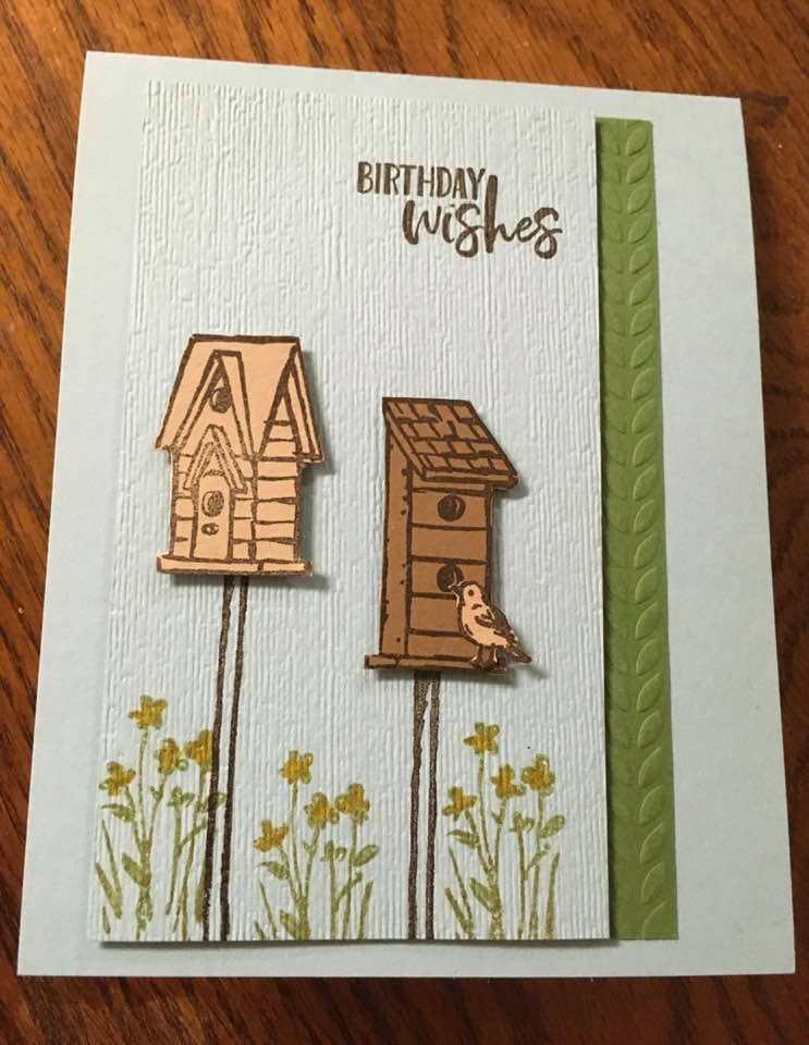 Stampin' Kat: Garden Birdhouses