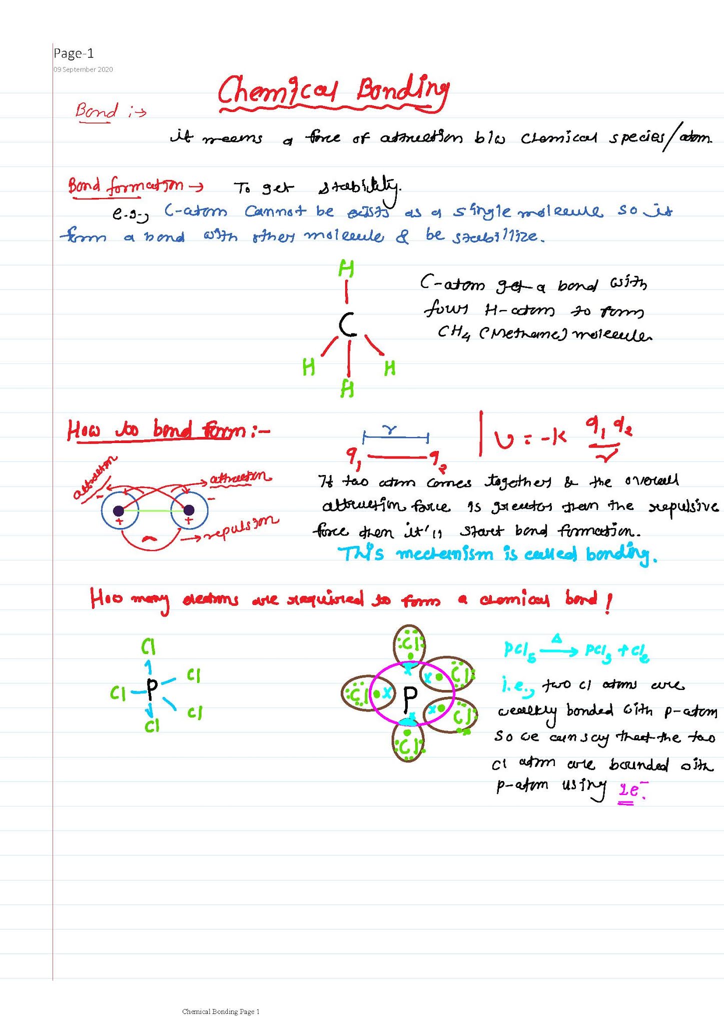 Chemical Bonding-Lecture-1