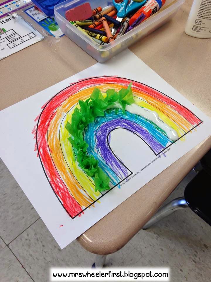 Mrs. Wheeler's First Grade Tidbits: Rainbow Craft