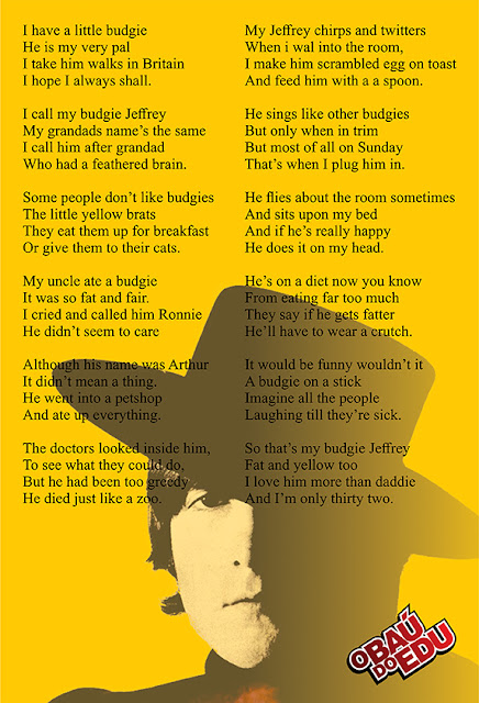 O Baú do Edu: 1965 - THE FAT BUDGIE - O CARTÃO DE NATAL DO JOHN LENNON ...