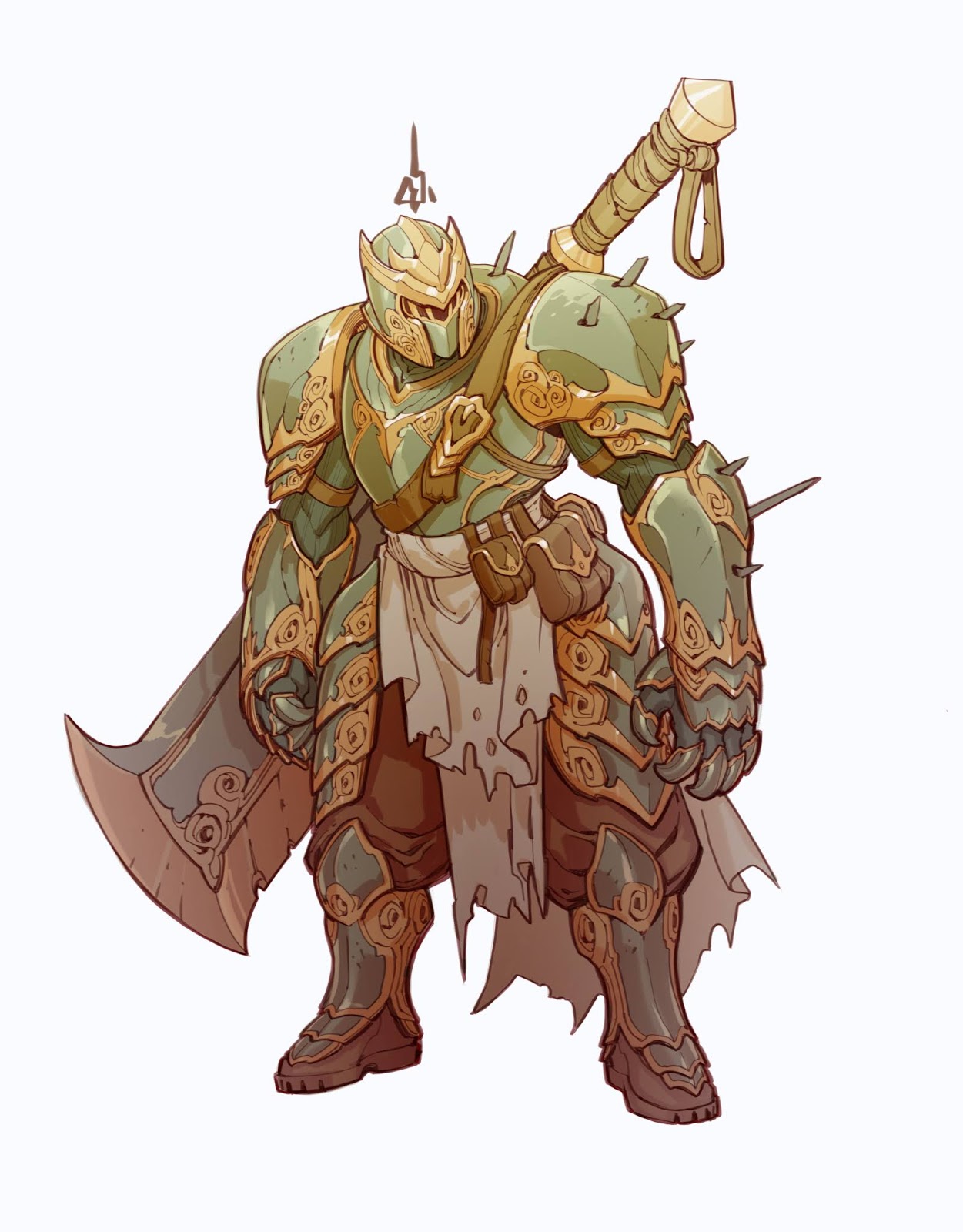 The Lantern Factory: Gold Leaf Knight