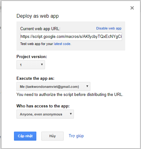 Upload Files lên Google Drive qua Form HTML ~ Học lập trình