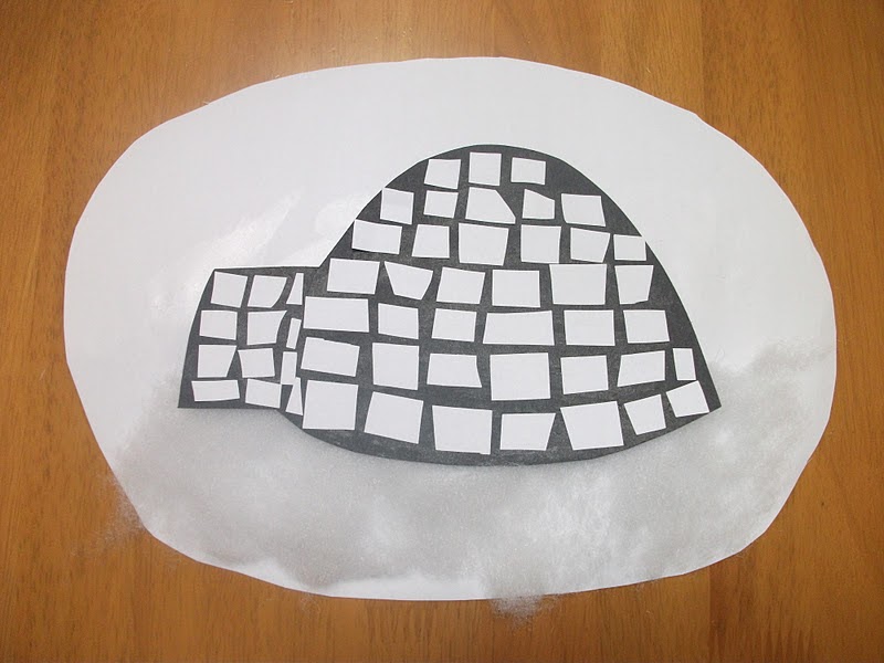Preschool Crafts for Kids*: Igloo Paper Craft