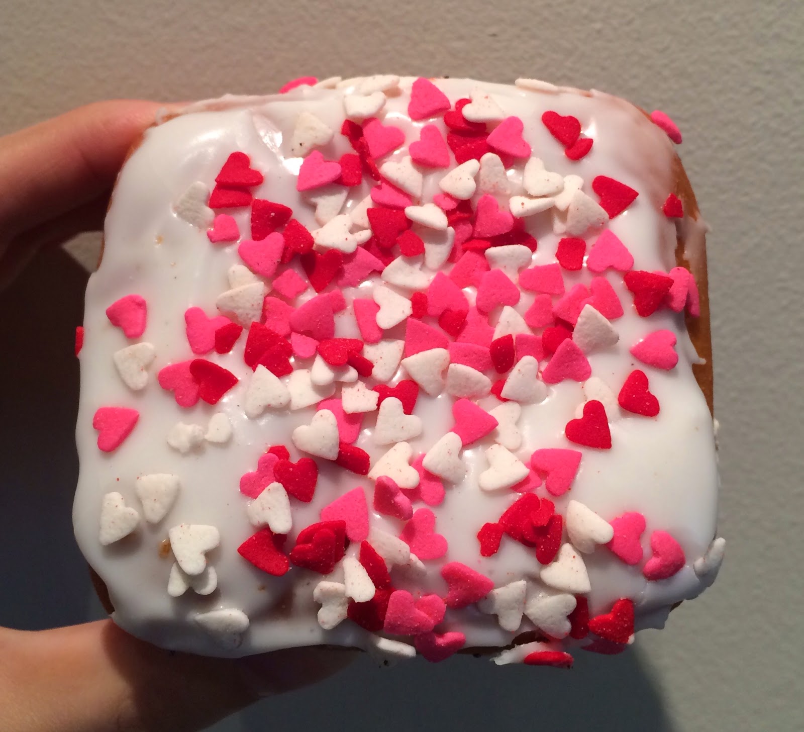 Raspberry Cheesecake Square From Dunkin' Donuts / ダンキンドーナツのラズベリー チーズケーキ ...